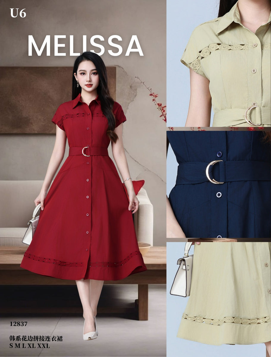 Premium Sleeveless Chiffon-Panel Dress - Elegant & Refined | Melissa ...
